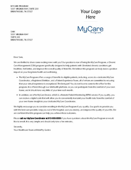 MyCare Program Overview